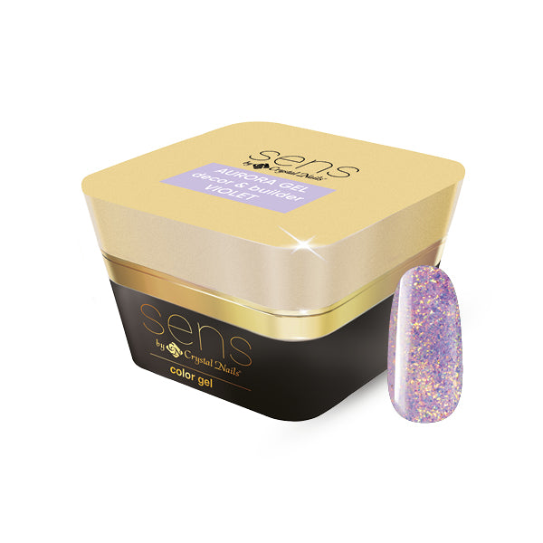 SENS AURORA DECOR&BUILDER GEL- VIOLET – Crystal Nails USA