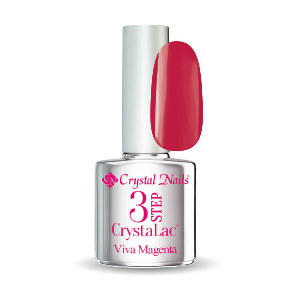 3 STEP CRYSTALAC - 2023 Color of The Year Viva Magenta – Crystal Nails USA